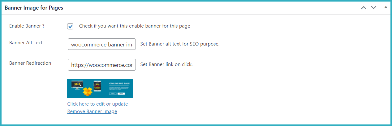 WooCommerce Banner Plugin, Add Banners to Product and Shop