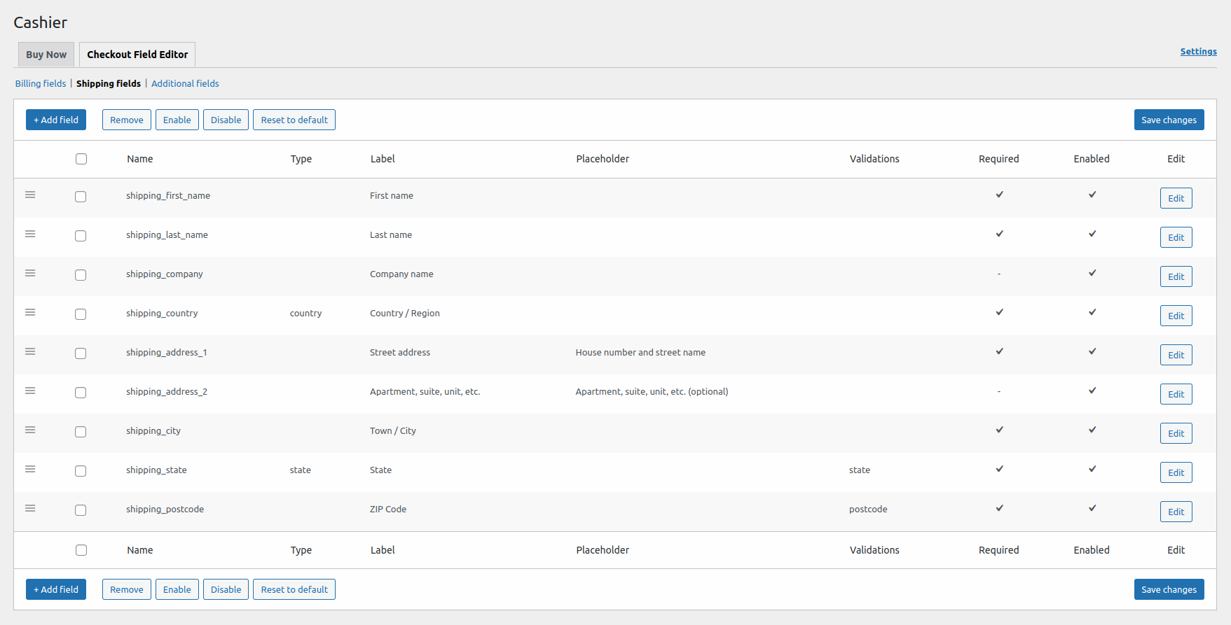 Checkout Field Editor Documentation - WooCommerce