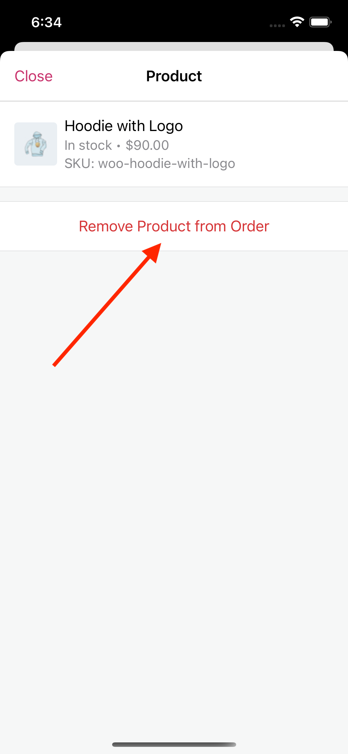 Creating orders on the mobile app - WooCommerce