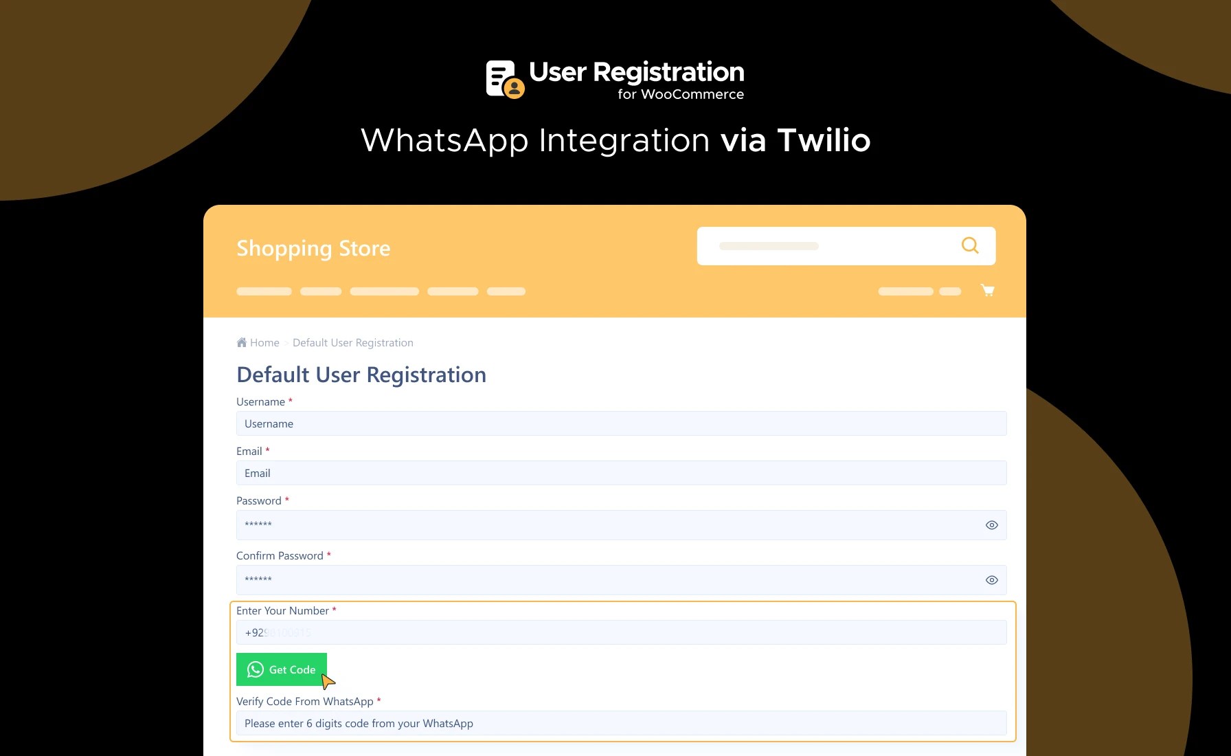 User Registration - Custom Form Fields for WooCommerce - WooCommerce ...
