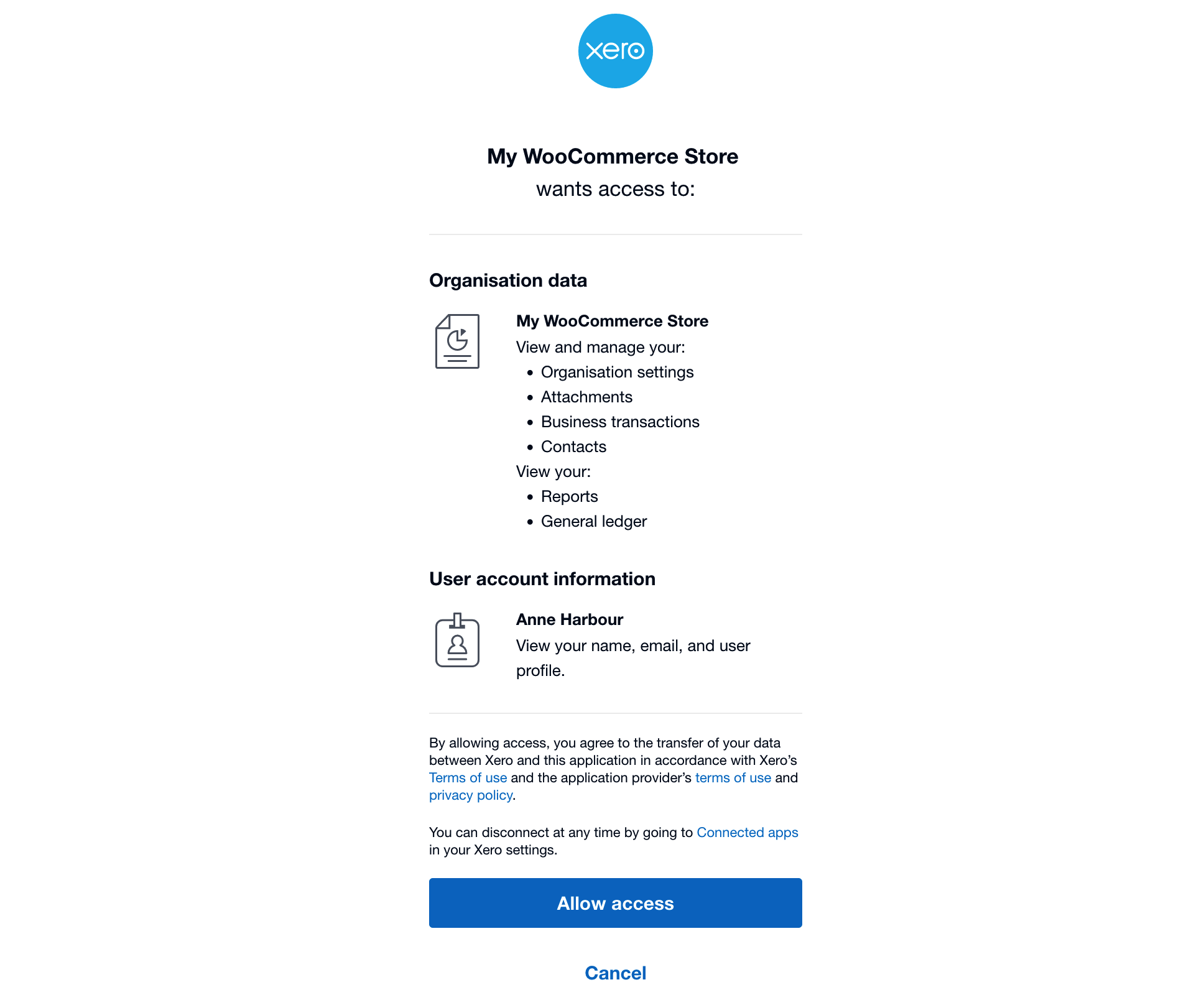 Xero Documentation - WooCommerce