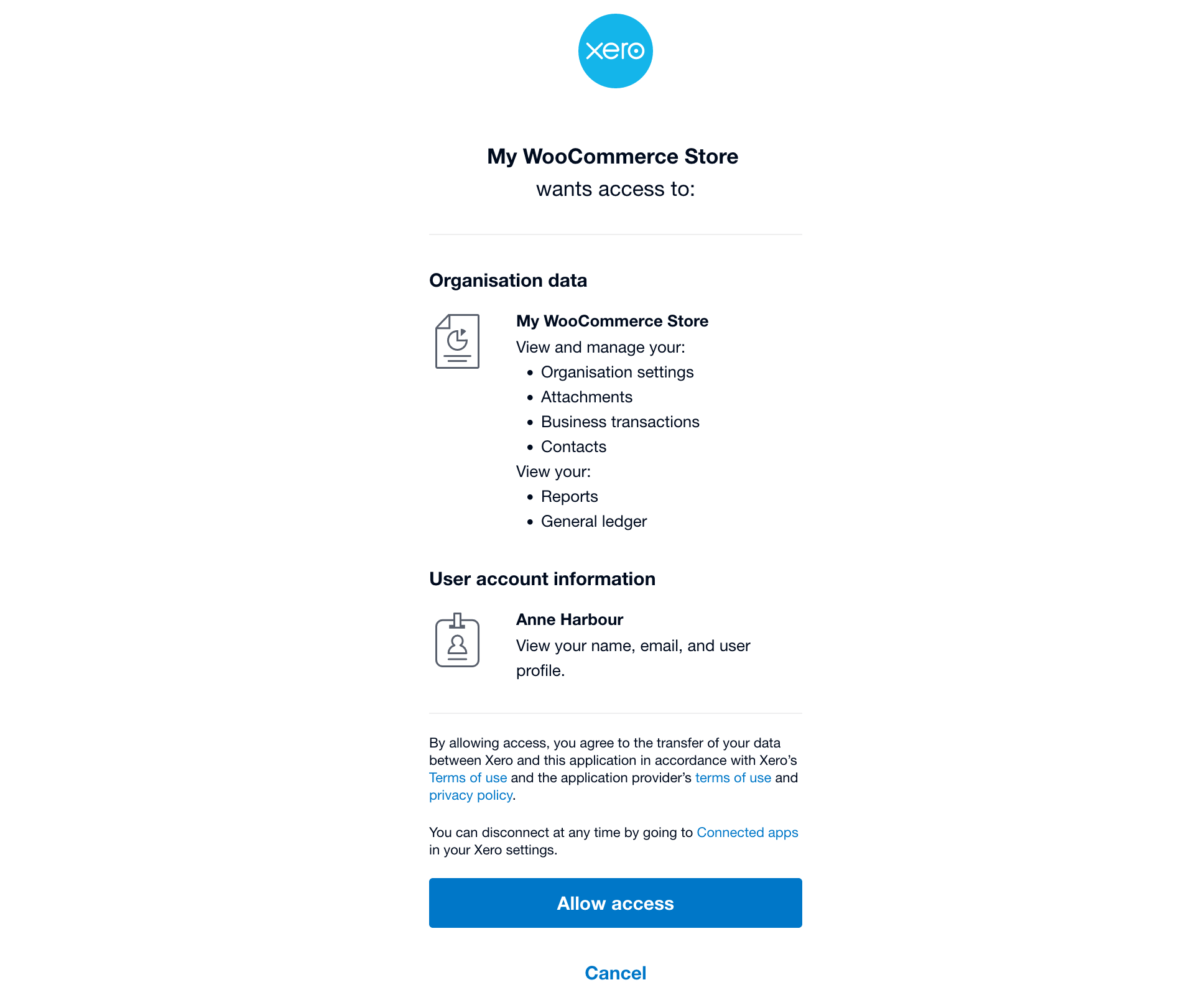 Xero Documentation - WooCommerce