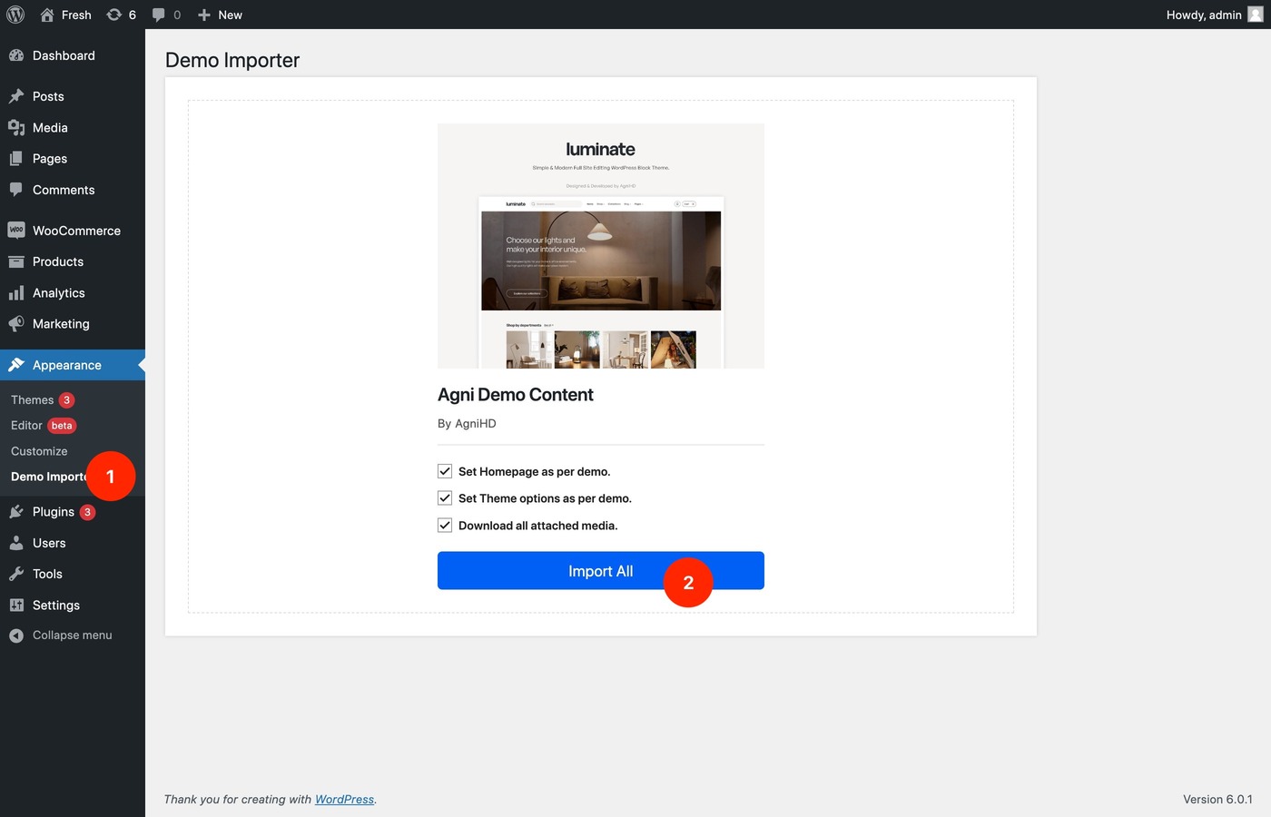 Luminate Theme Documentation Documentation - WooCommerce