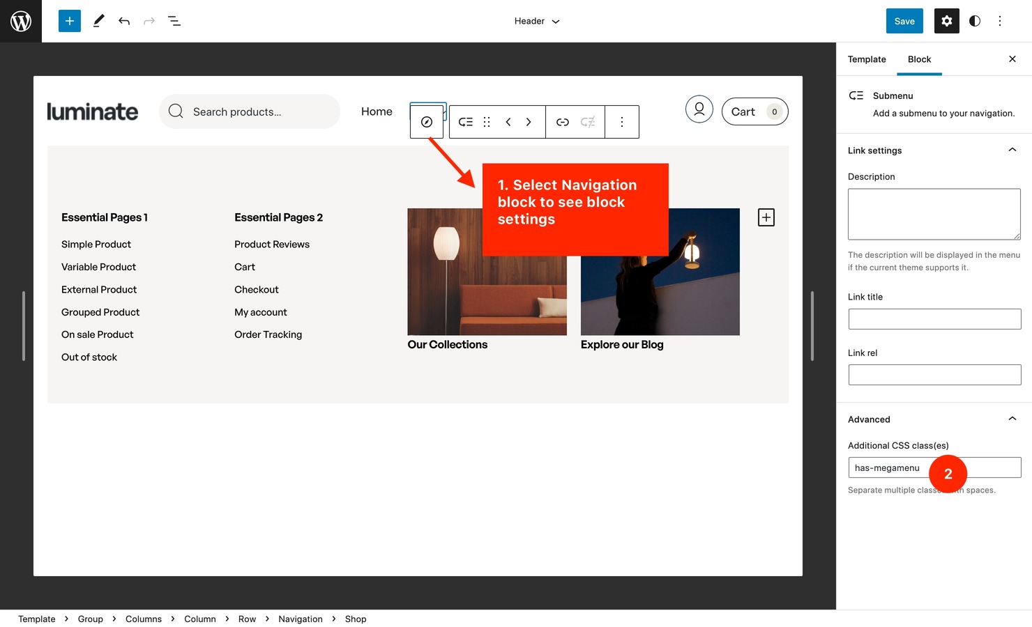 Luminate Theme Documentation Documentation - WooCommerce