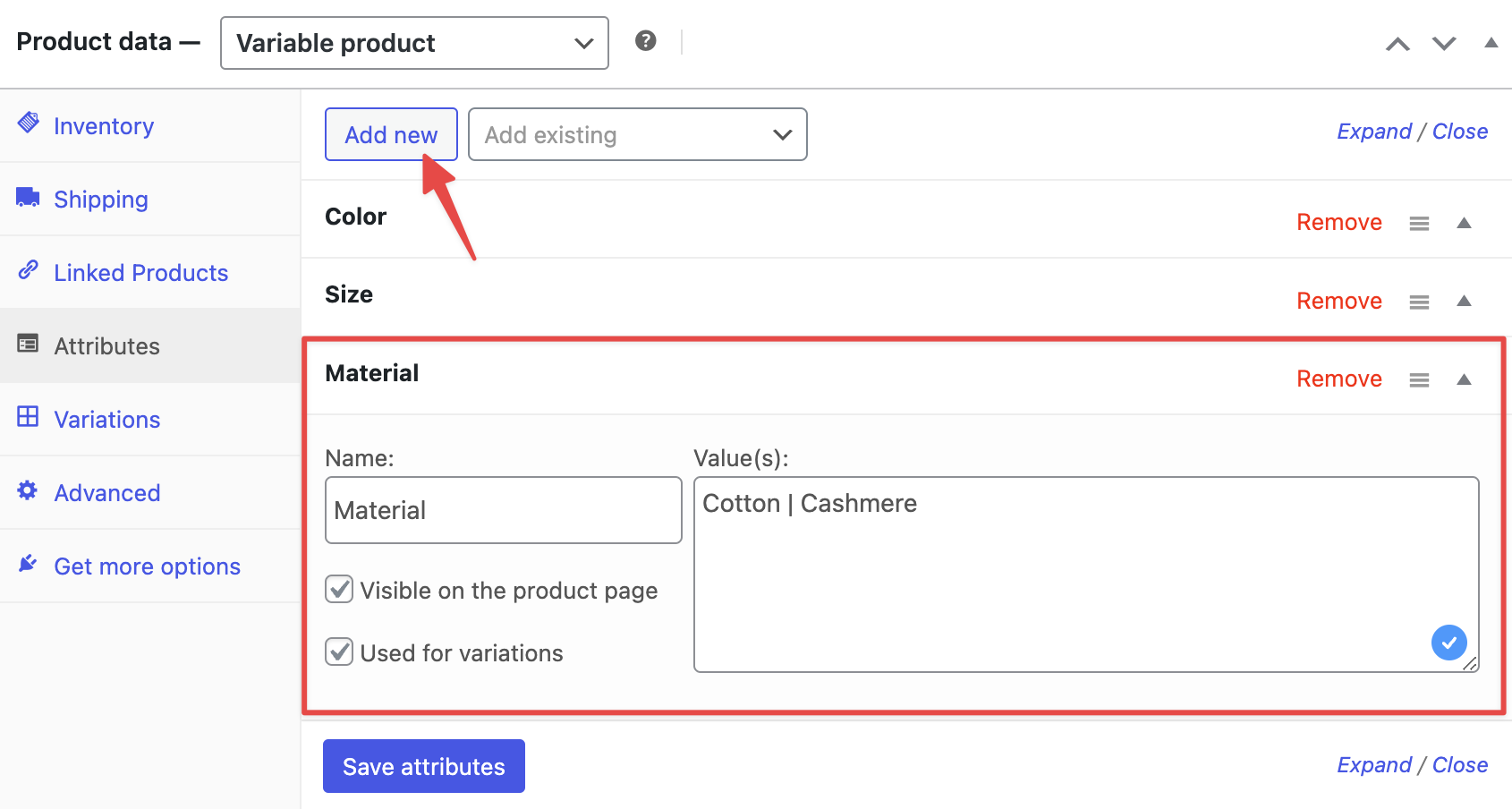 Managing Product Categories, Tags and Attributes Documentation ...
