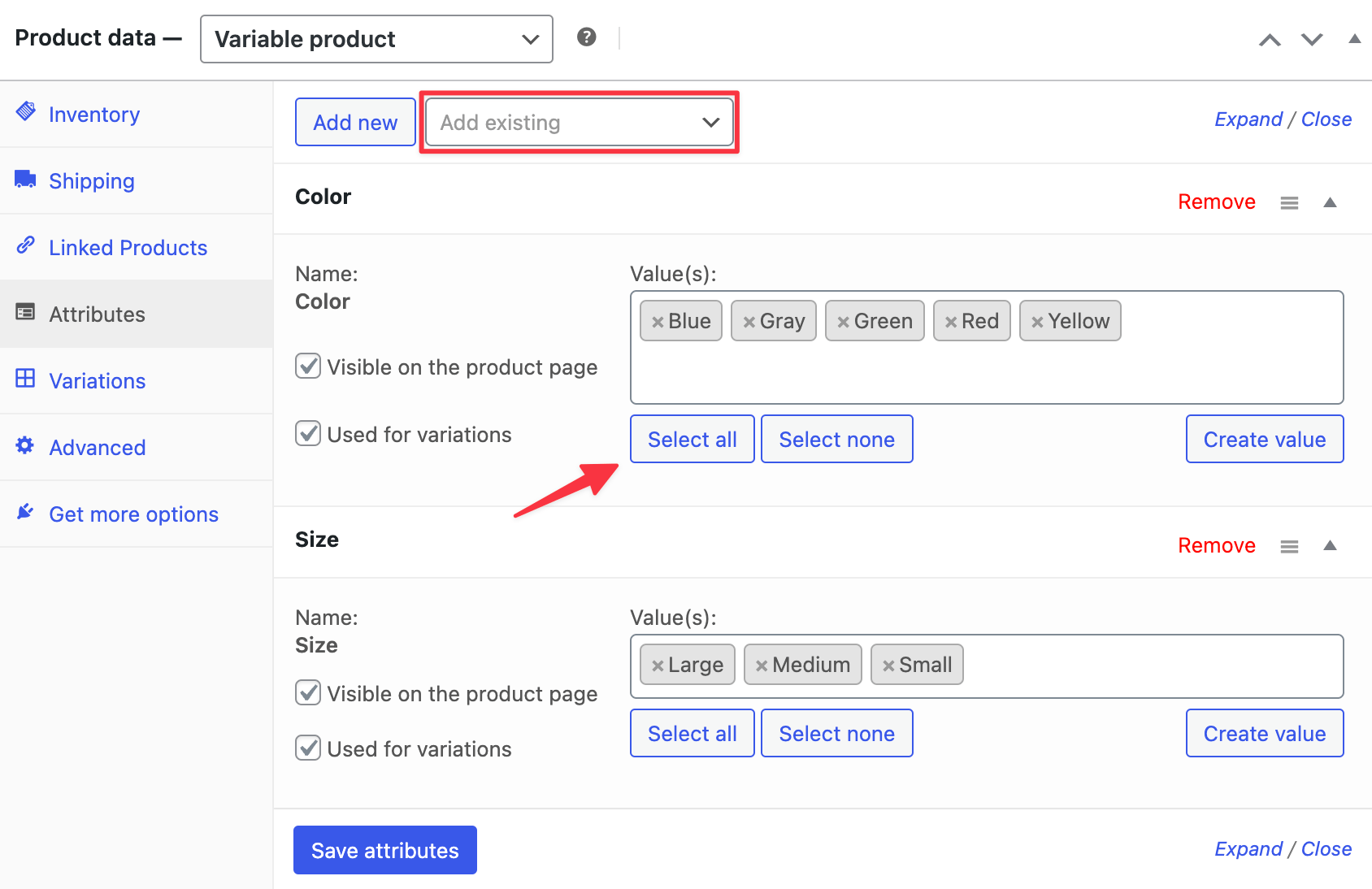 Managing Product Categories, Tags and Attributes Documentation ...