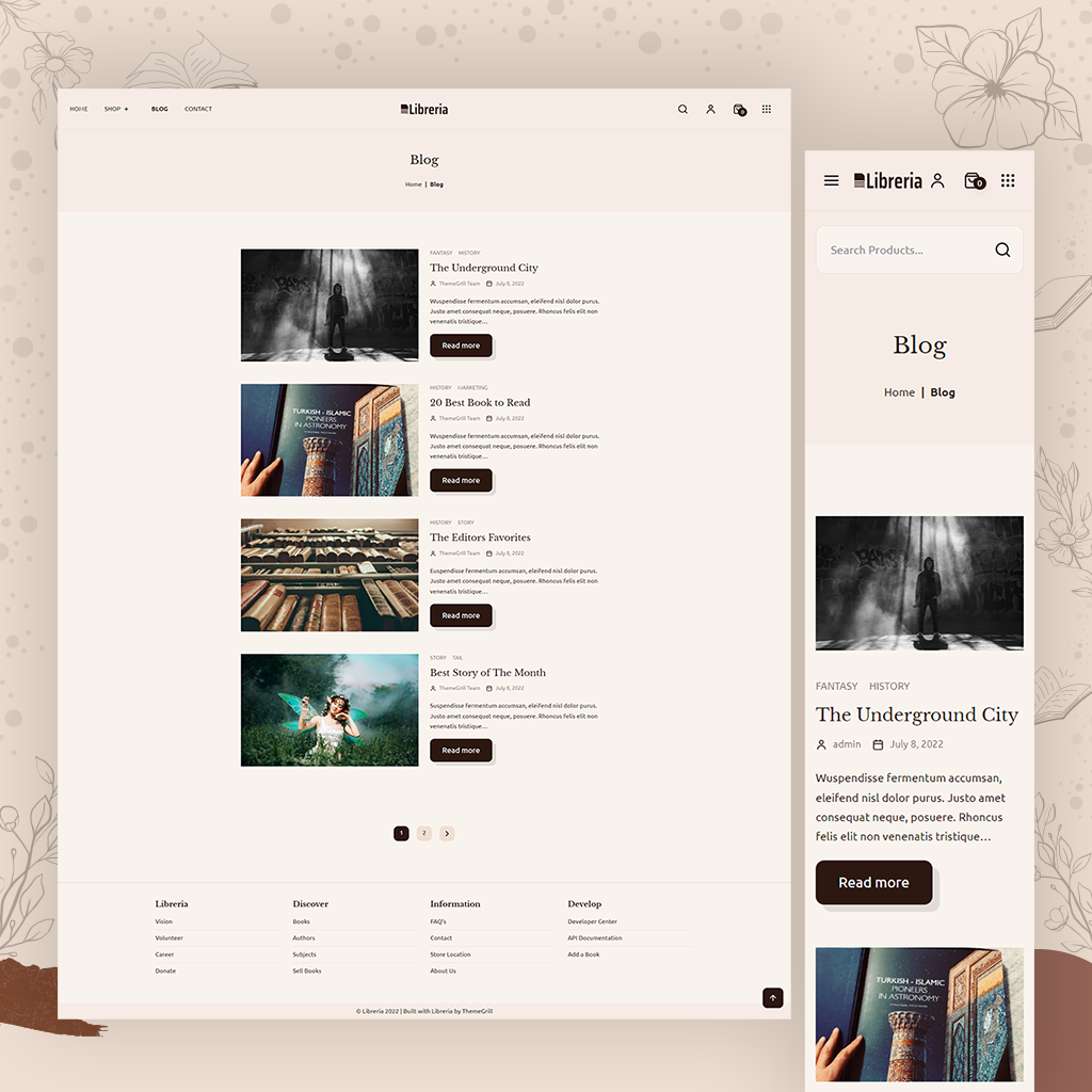 Libreria - Bookstore WordPress Theme for WooCommerce