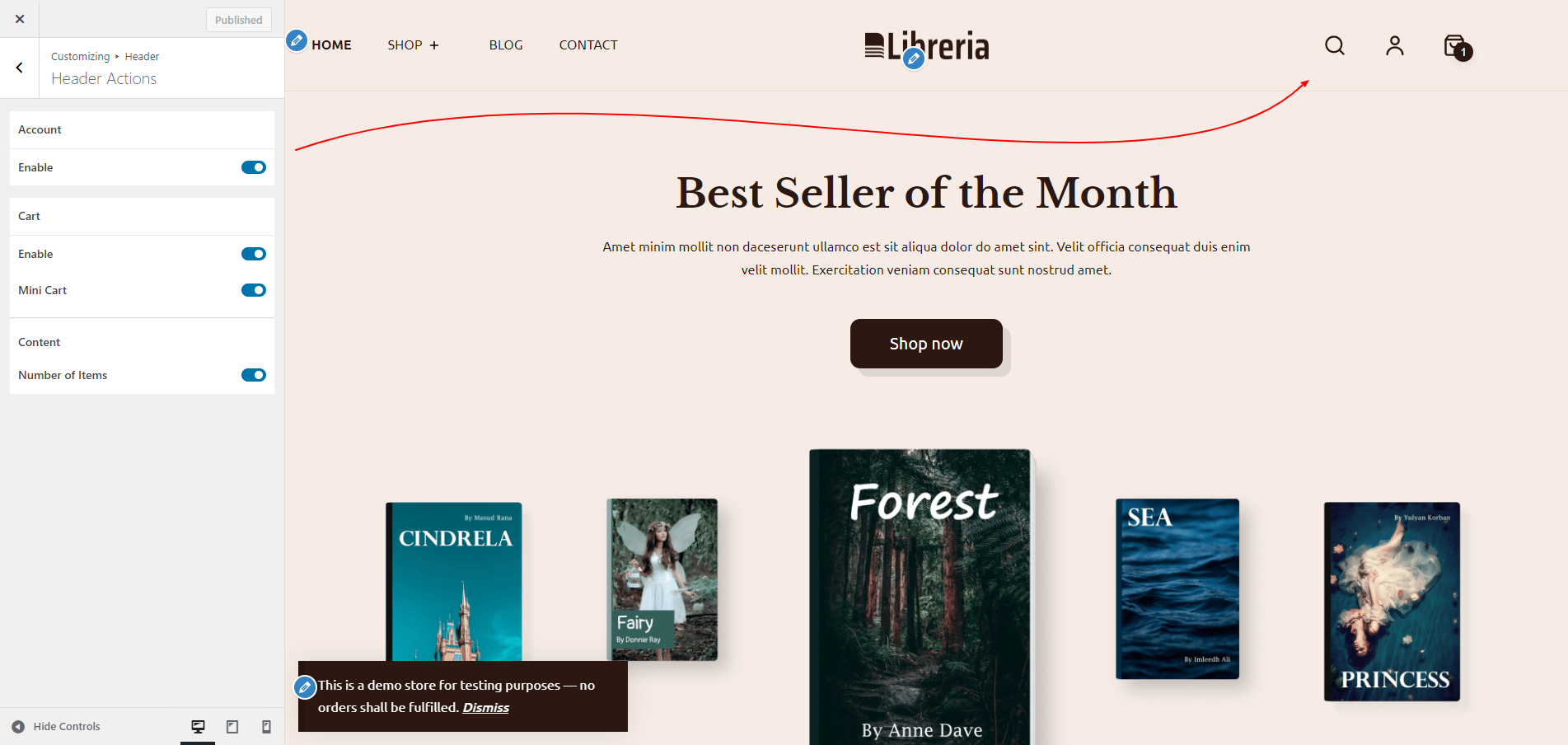 Libreria Theme - WooCommerce