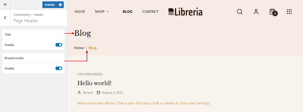 Libreria Theme Documentation - WooCommerce
