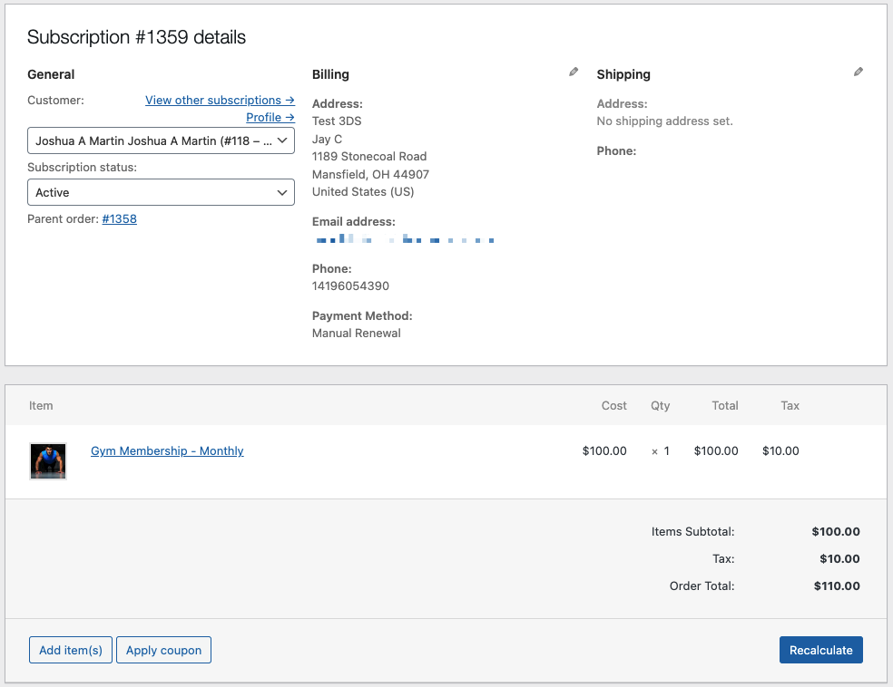 Subscription Renewal Process Documentation - WooCommerce