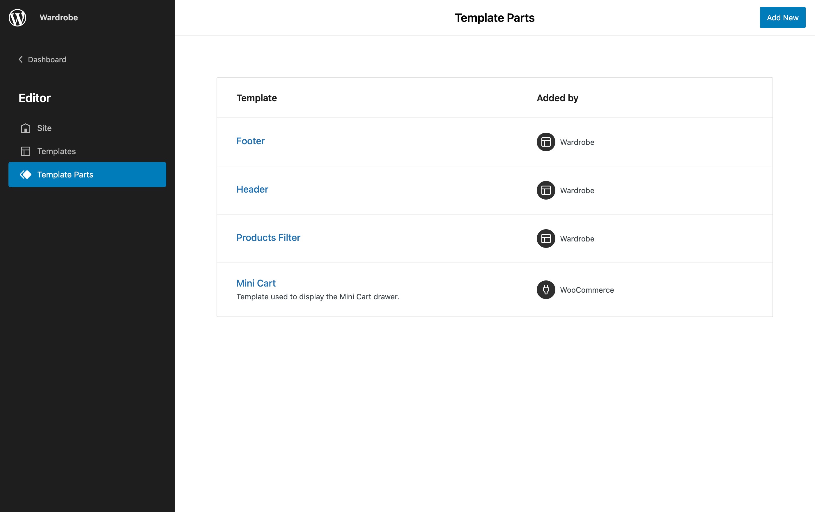 Wardrobe Theme Documentation Documentation - WooCommerce