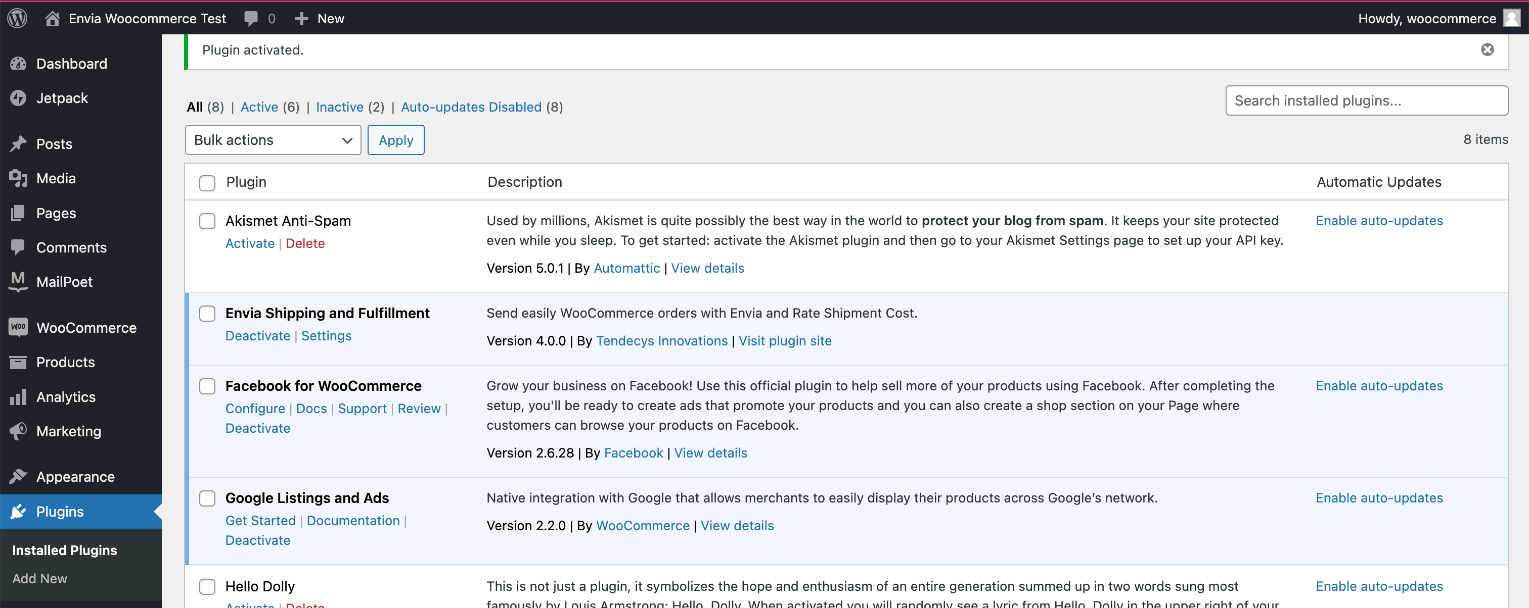 WooCommerce Shipping and Fulfillment - Envia Documentation
