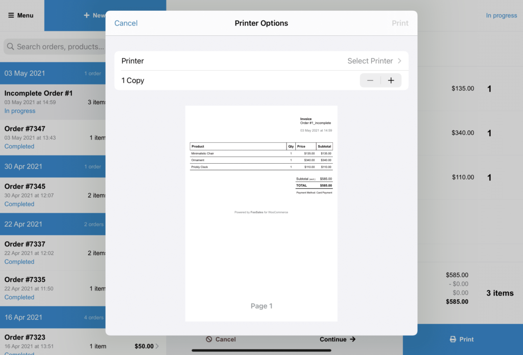 Invoices and Receipts Documentation - WooCommerce
