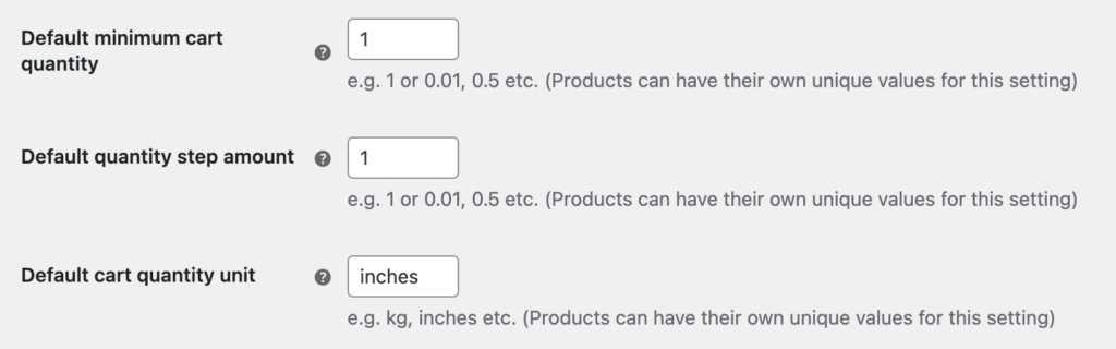 Decimal Quantities Documentation - WooCommerce