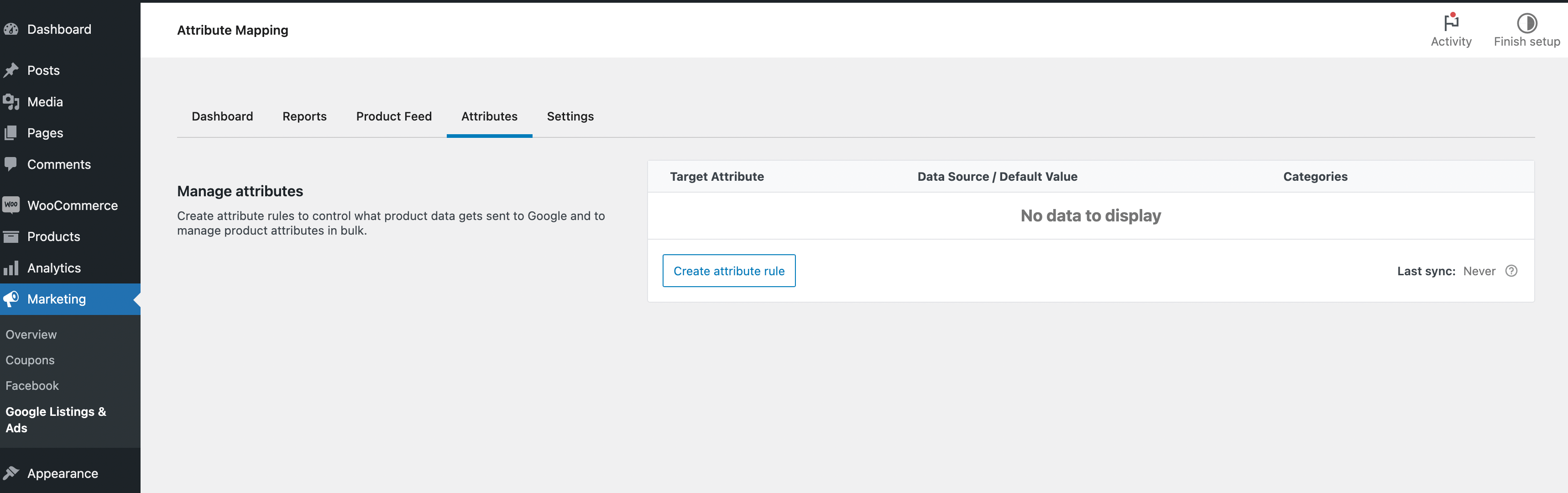 Attribute Mapping Documentation Woocommerce