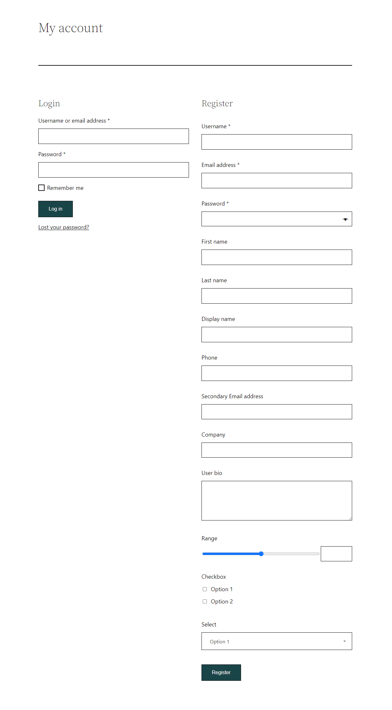 Registration Form Fields For Woocommerce Woocommerce Marketplace