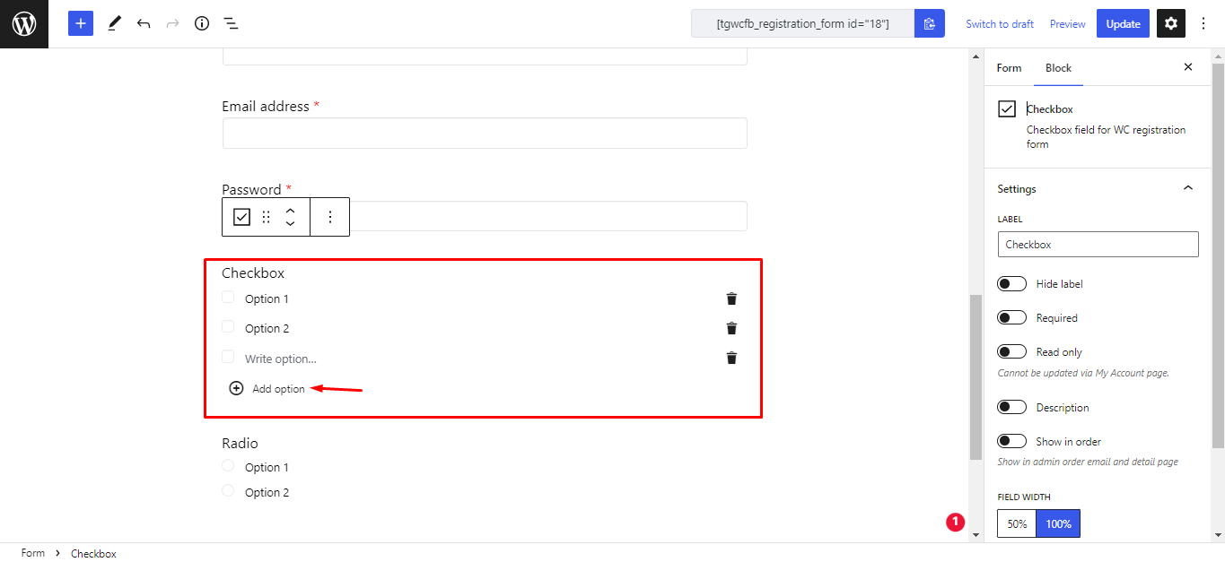 Registration Form Fields For WooCommerce Documentation - WooCommerce