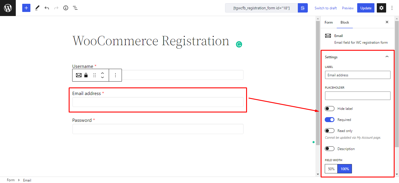 Registration Form Fields For Woocommerce Documentation Woocommerce