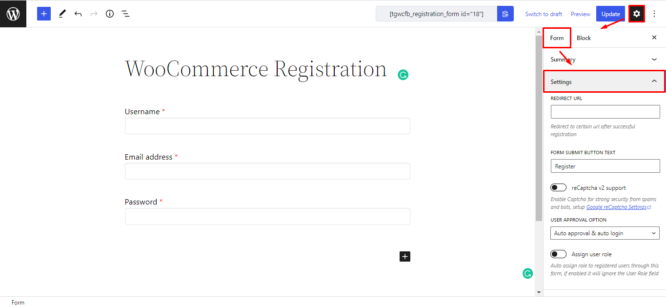 Registration Form Fields For WooCommerce Documentation - WooCommerce