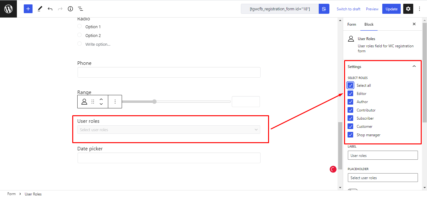 Registration Form Fields For Woocommerce Documentation Woocommerce 0230