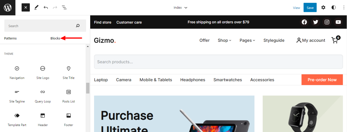 Gizmo Theme Documentation - WooCommerce