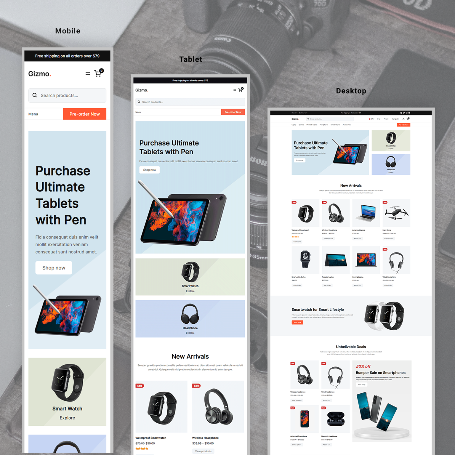 Gizmo - Electronics Store WooCommerce Theme
