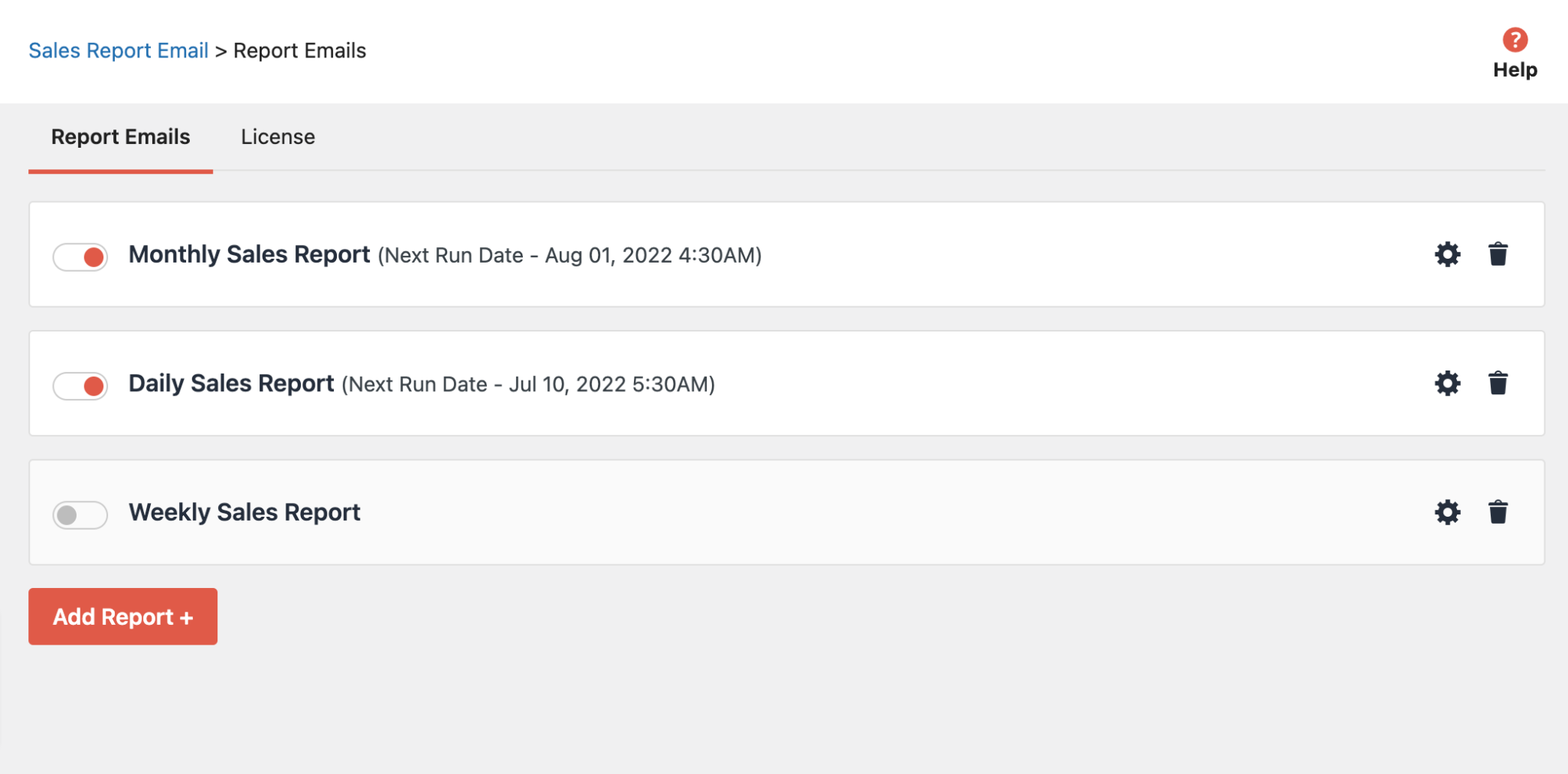Email Reports Documentation - WooCommerce