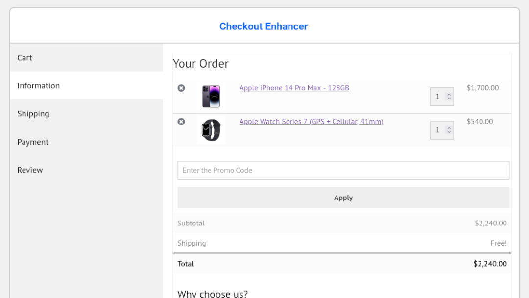 Checkout Enhancer for WooCommerce - WooCommerce