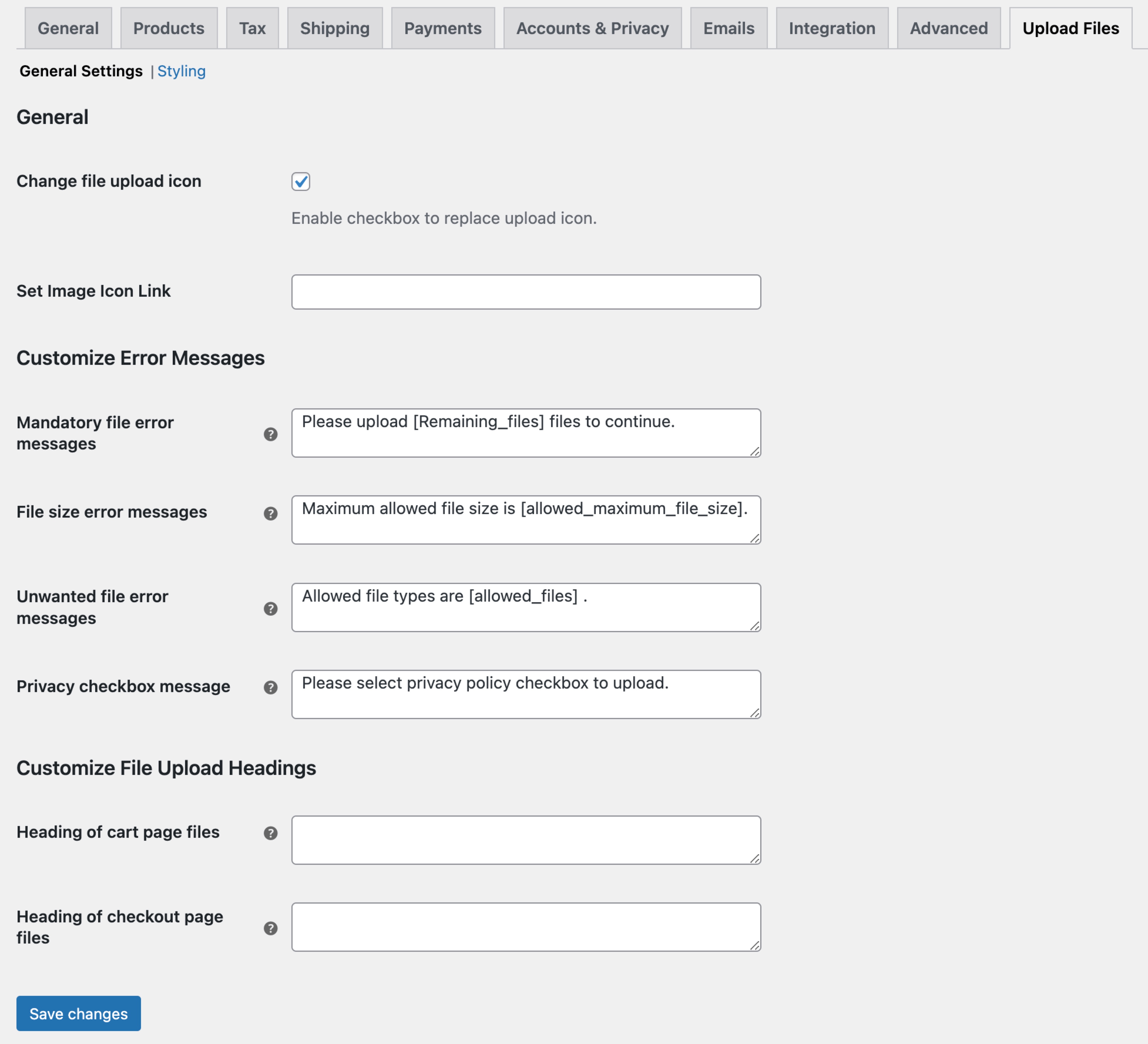 File Upload for WooCommerce Documentation - WooCommerce