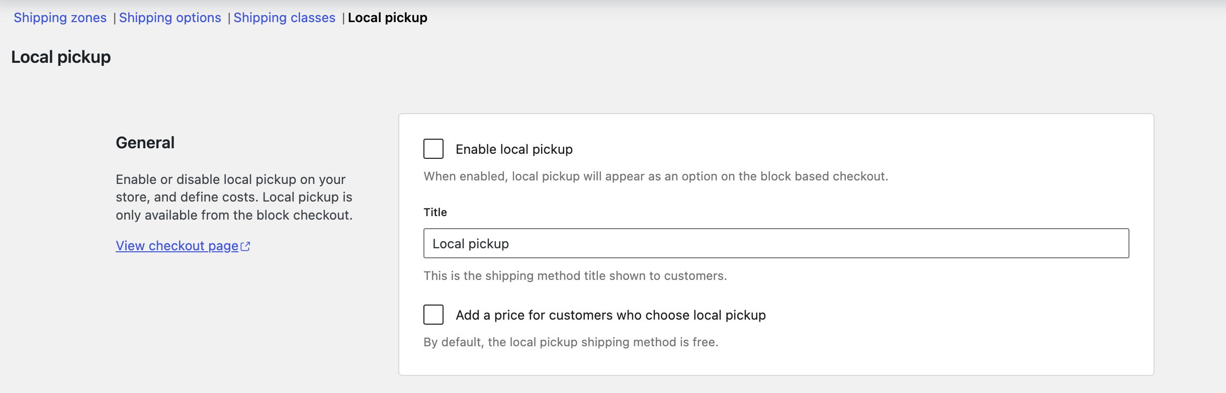 WooCommerce Blocks: Local Pickup Documentation - WooCommerce