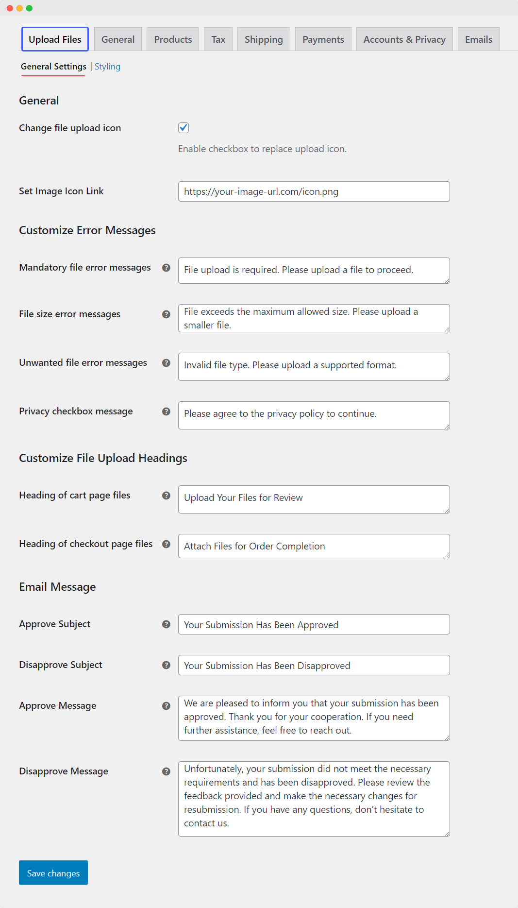 File Upload for WooCommerce Documentation - WooCommerce