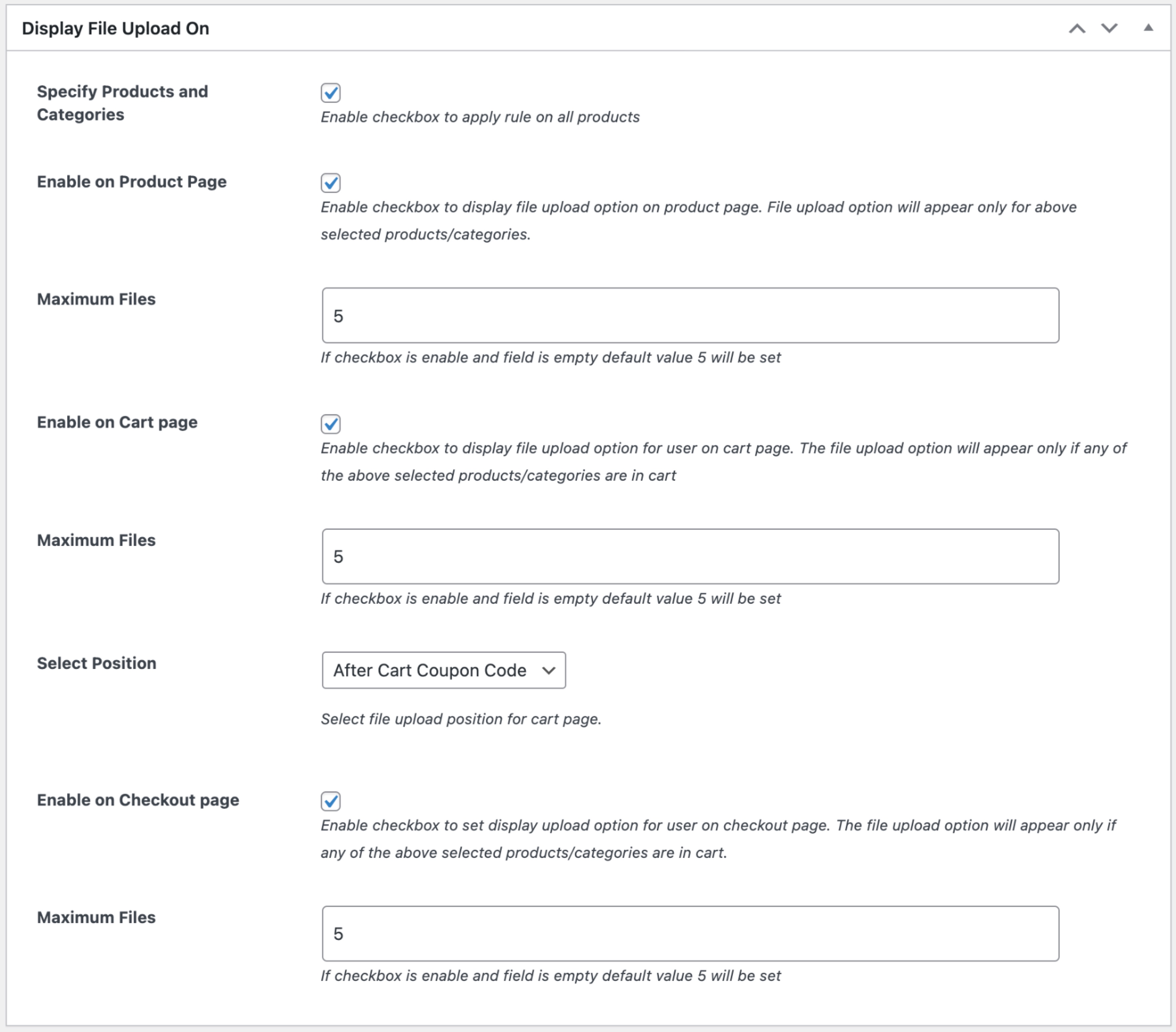WooCommerce File Upload - Product, Cart, Checkout Files