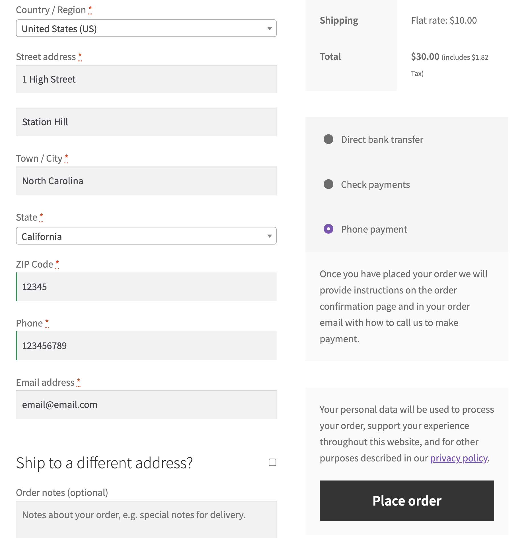 Phone Orders and Payments Documentation - WooCommerce