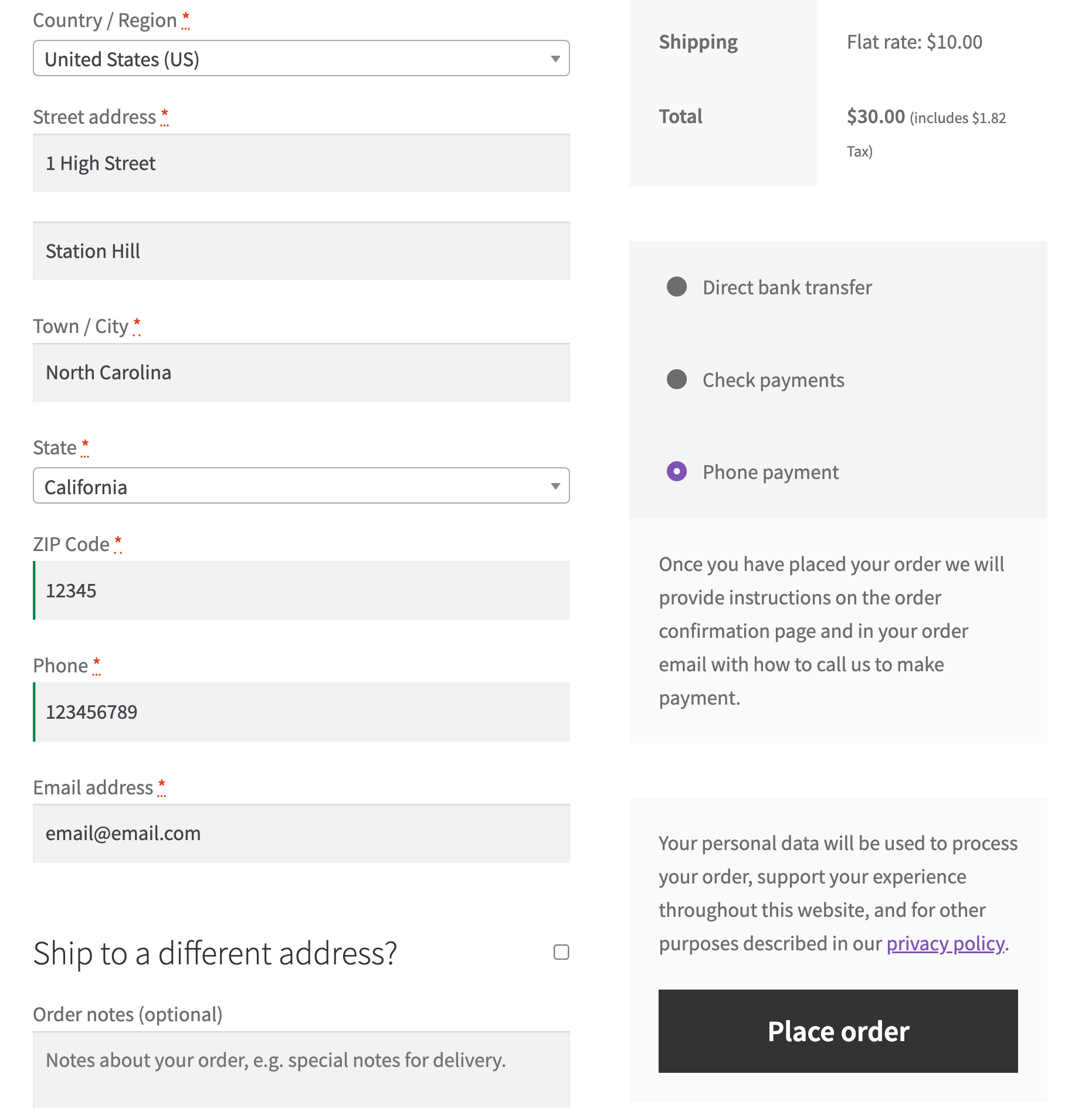 Phone Orders and Payments Documentation - WooCommerce