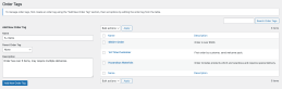 Order Tags WooCommerce