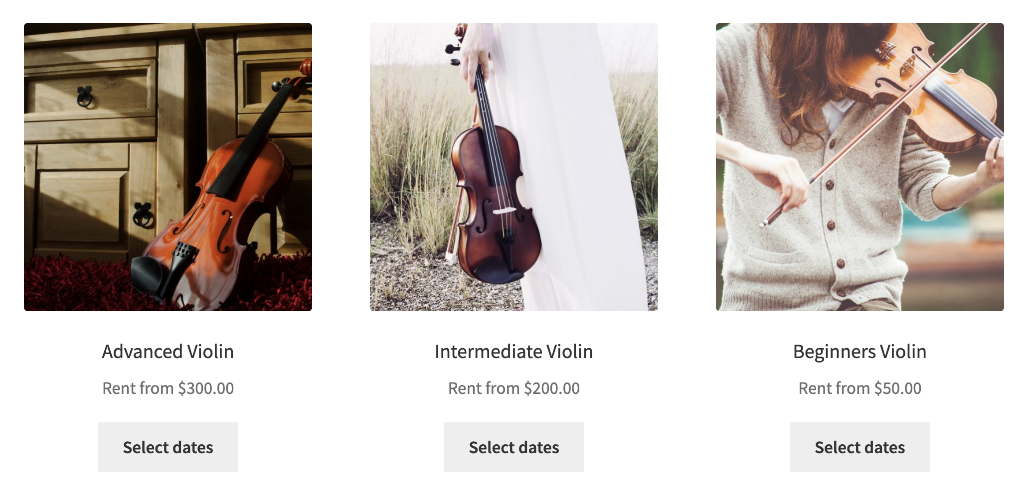 Rental Products - WooCommerce