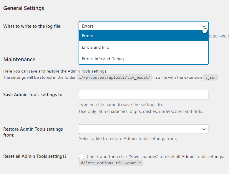 Admin Tools For Woocommerce Documentation Woocommerce