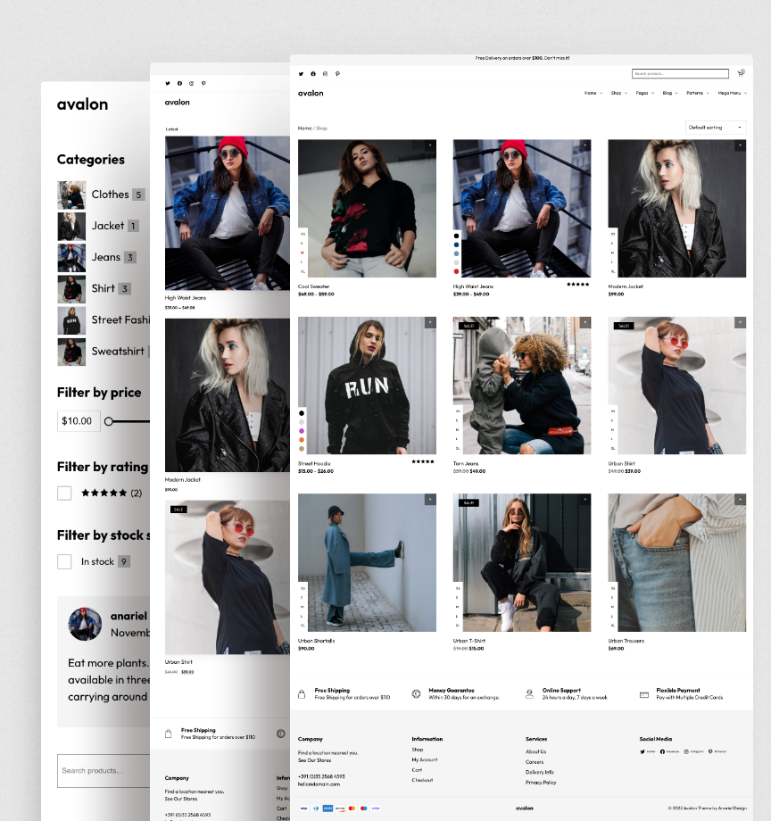Avalon - Fashion and Clothing WooCommerce Theme