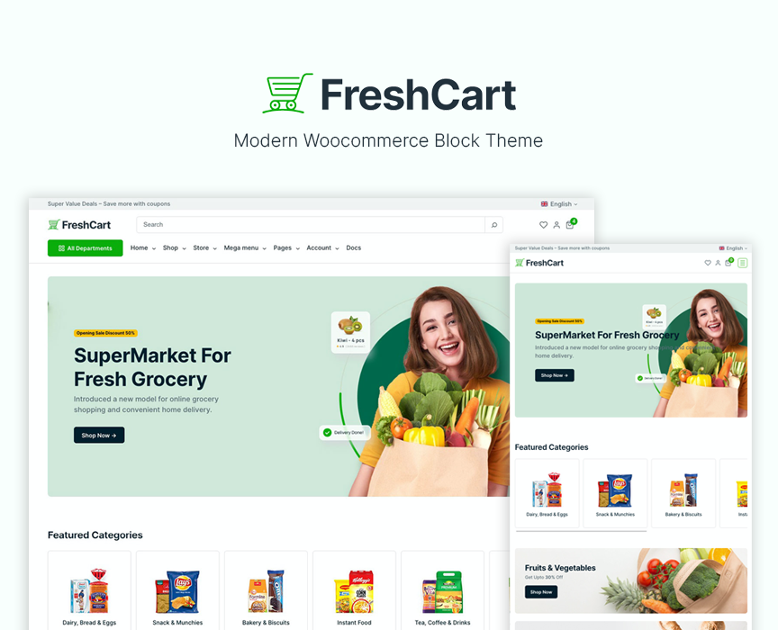 FreshCart - WooCommerce
