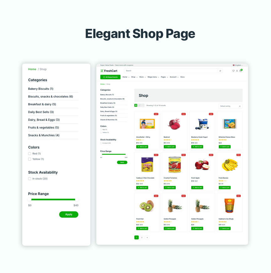FreshCart - Dokan Multi-vendor Marketplace WooCommerce Theme