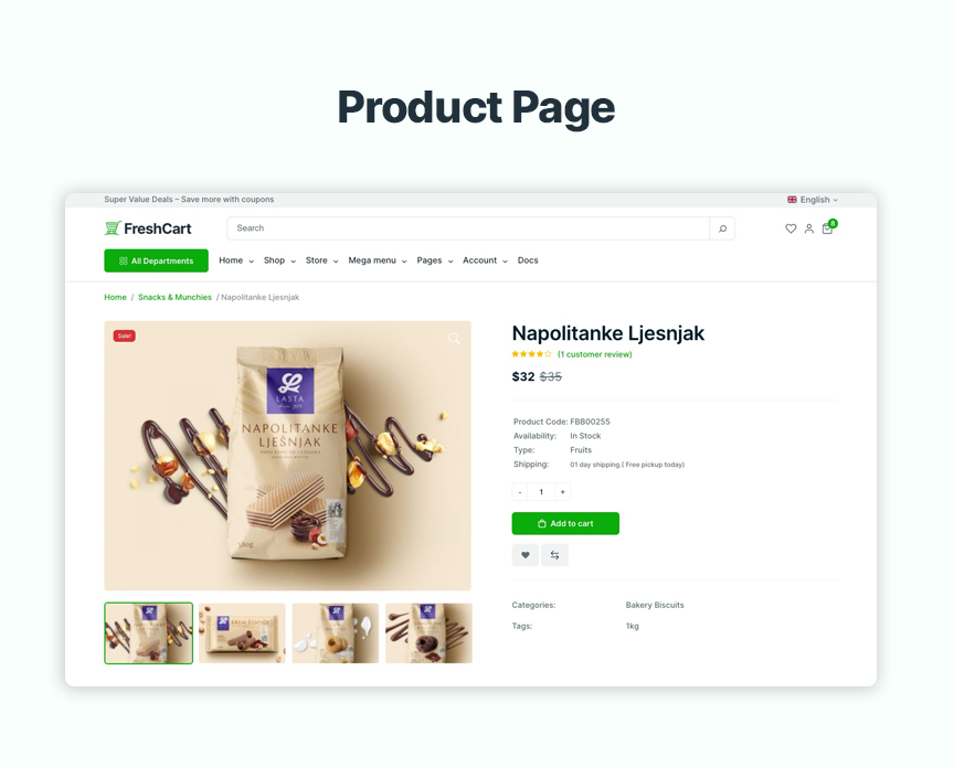 FreshCart - Dokan Multi-vendor Marketplace WooCommerce Theme