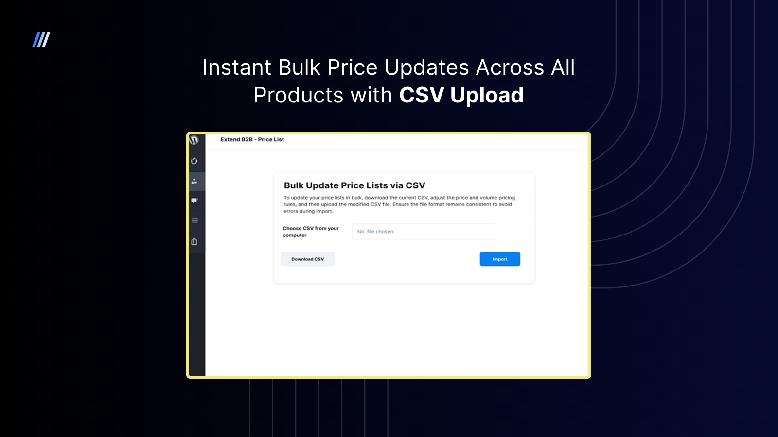 Extend B2B - Price List - WooCommerce Marketplace