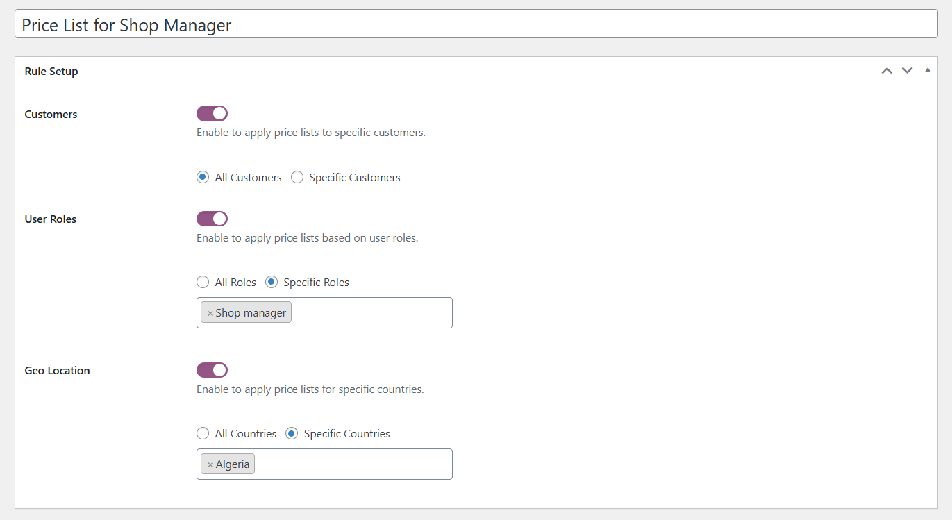 Extend B2B - Price List - WooCommerce Marketplace