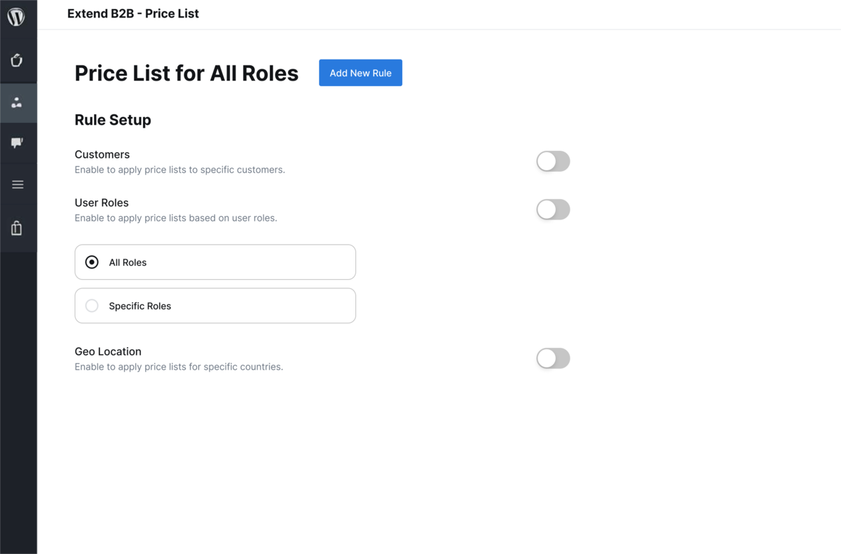 Extend B2B - Price List - WooCommerce Marketplace