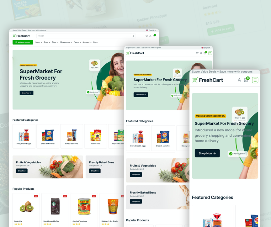 FreshCart - WooCommerce