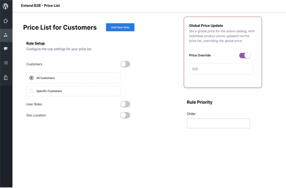 Extend B2B - Price List - WooCommerce Marketplace