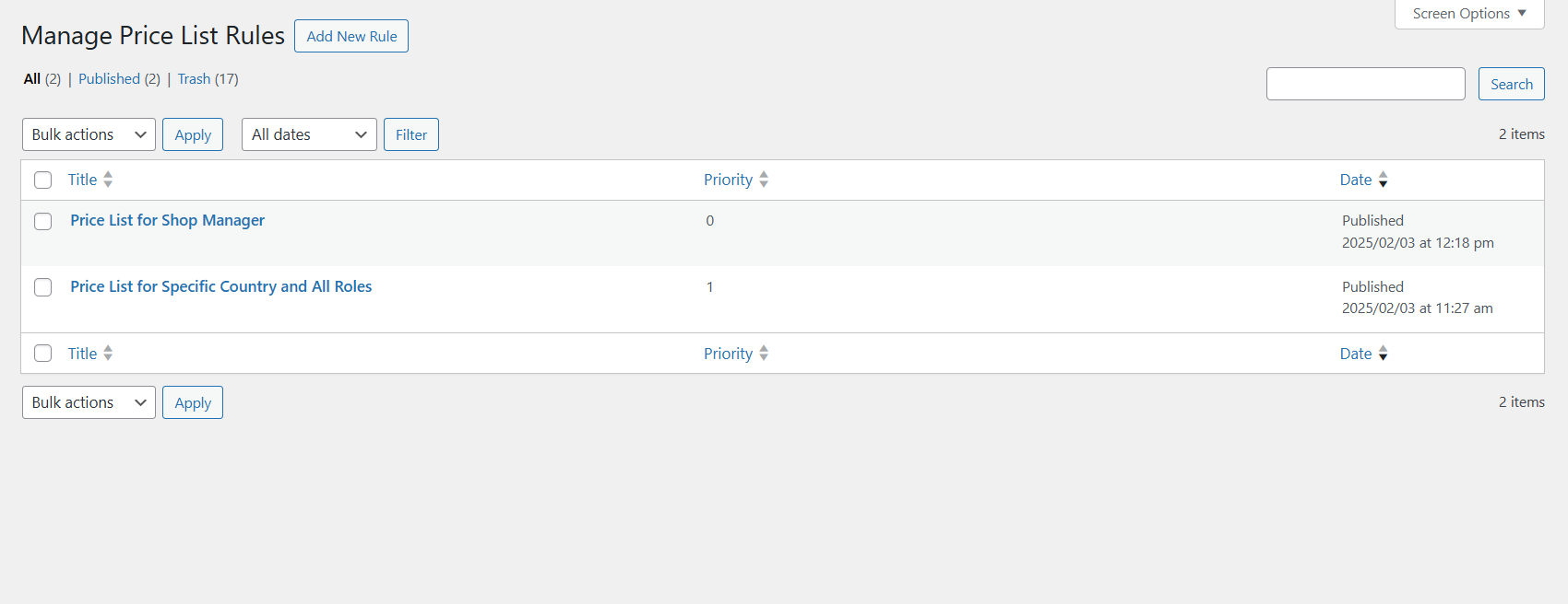 Extend B2B - Price List - WooCommerce Marketplace