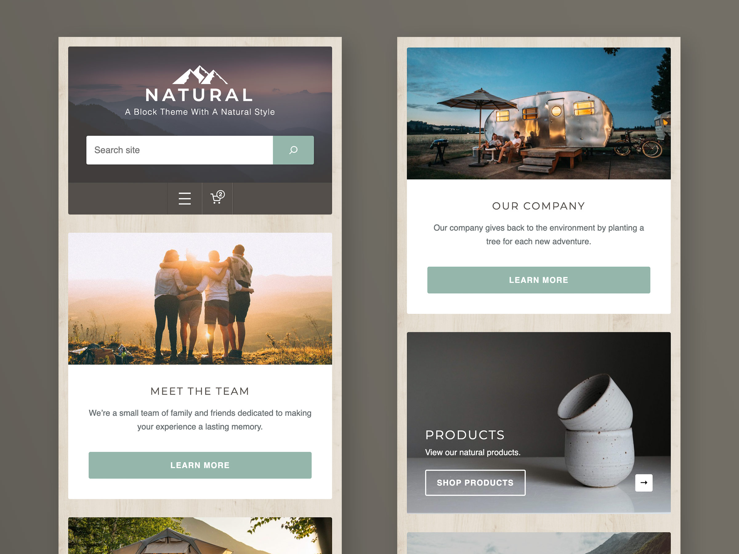 Natural Block Theme — WordPress.com