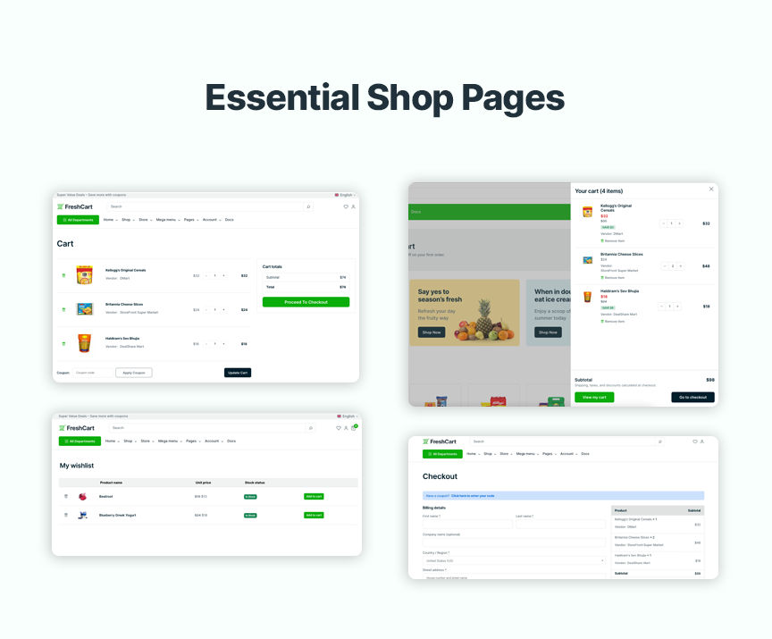 FreshCart - WooCommerce