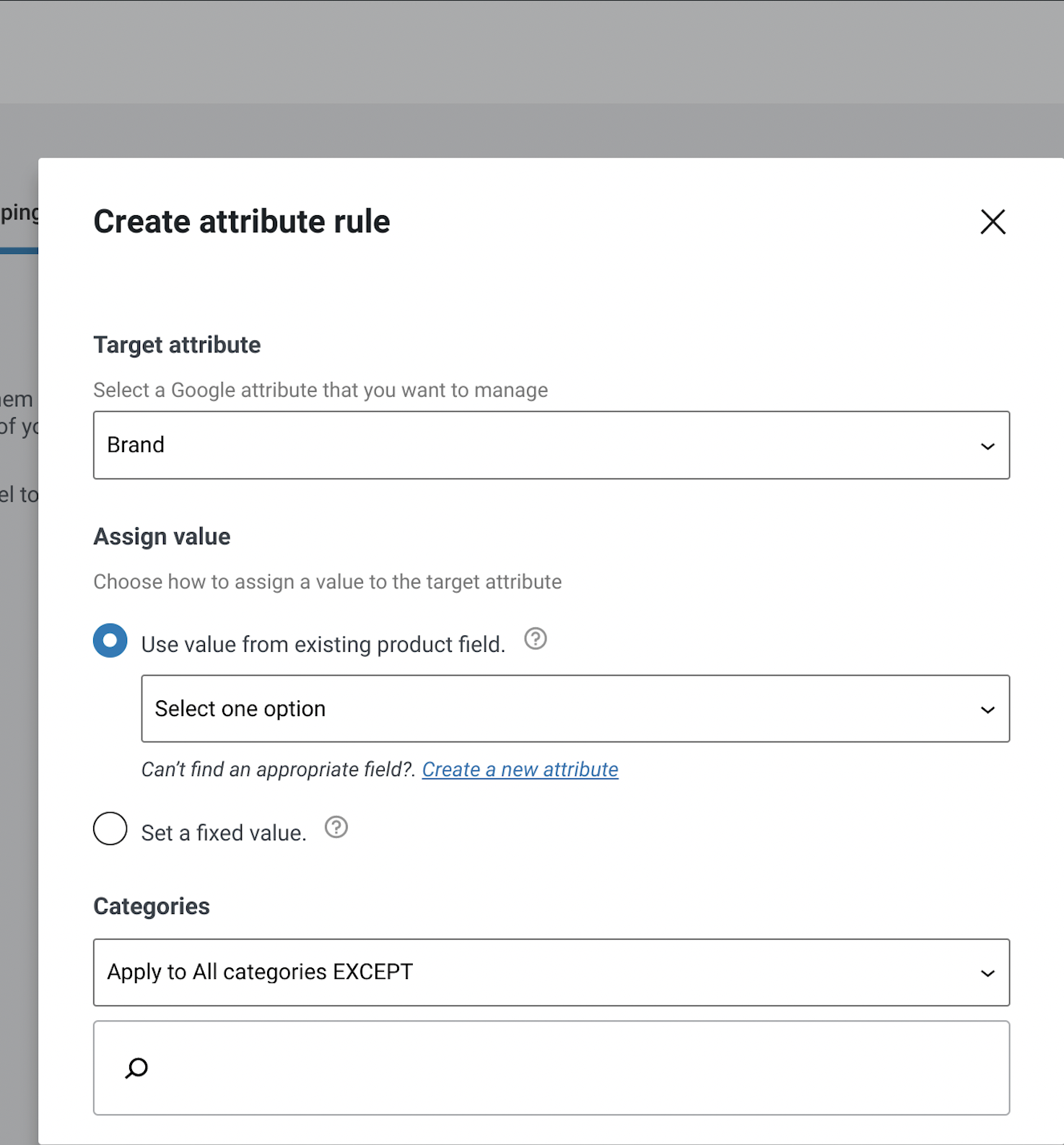 Attribute mapping Documentation - WooCommerce